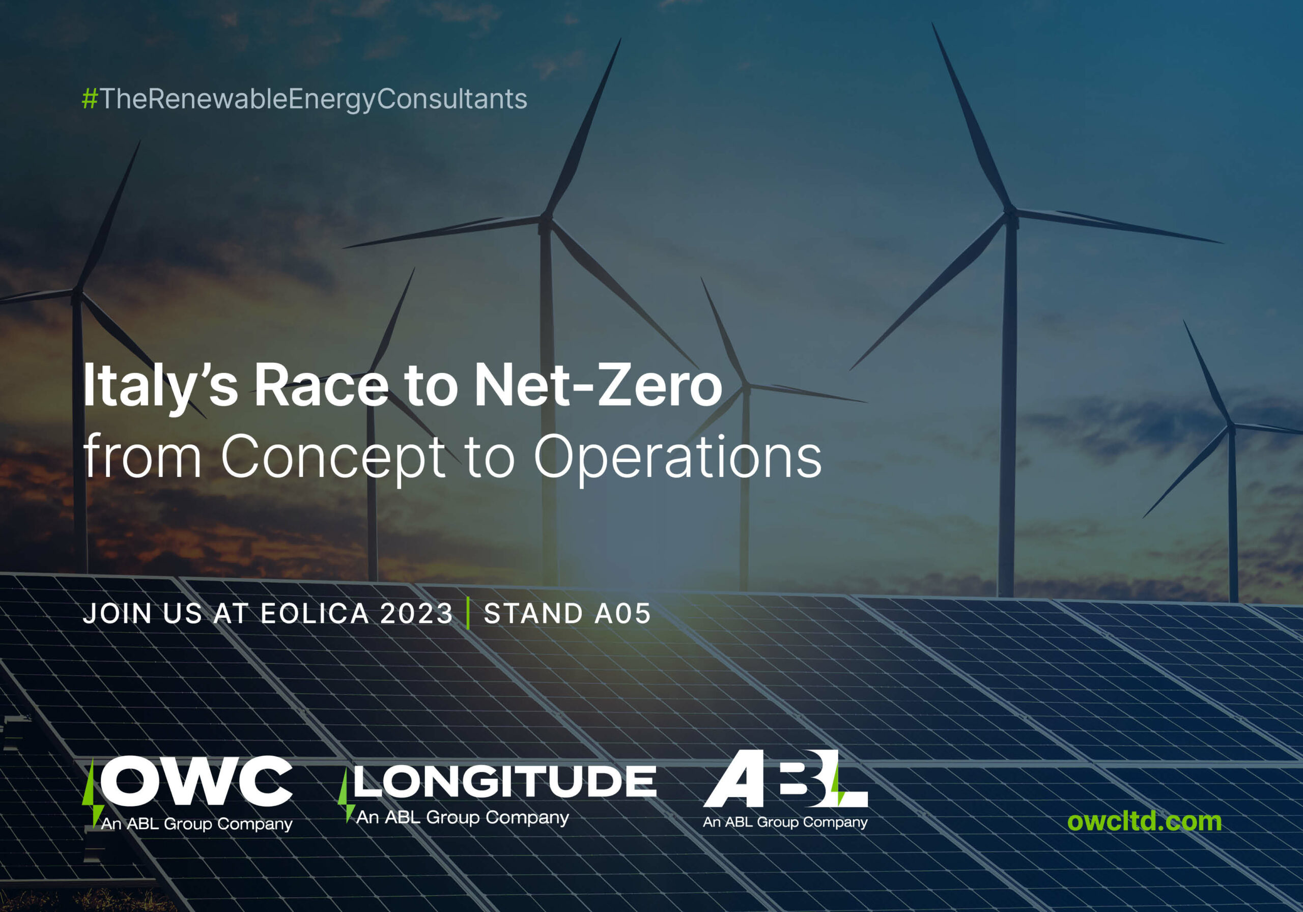 Talk Italian Wind Energy with OWC at EOLICA 2023 - ABL