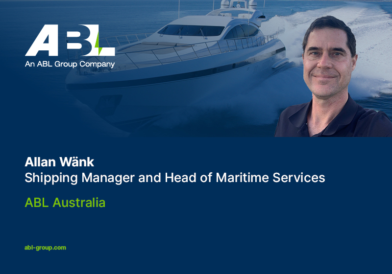 Meet Allan Wänk, Shipping Manager and Head of Maritime Services | ABL Australia - ABL