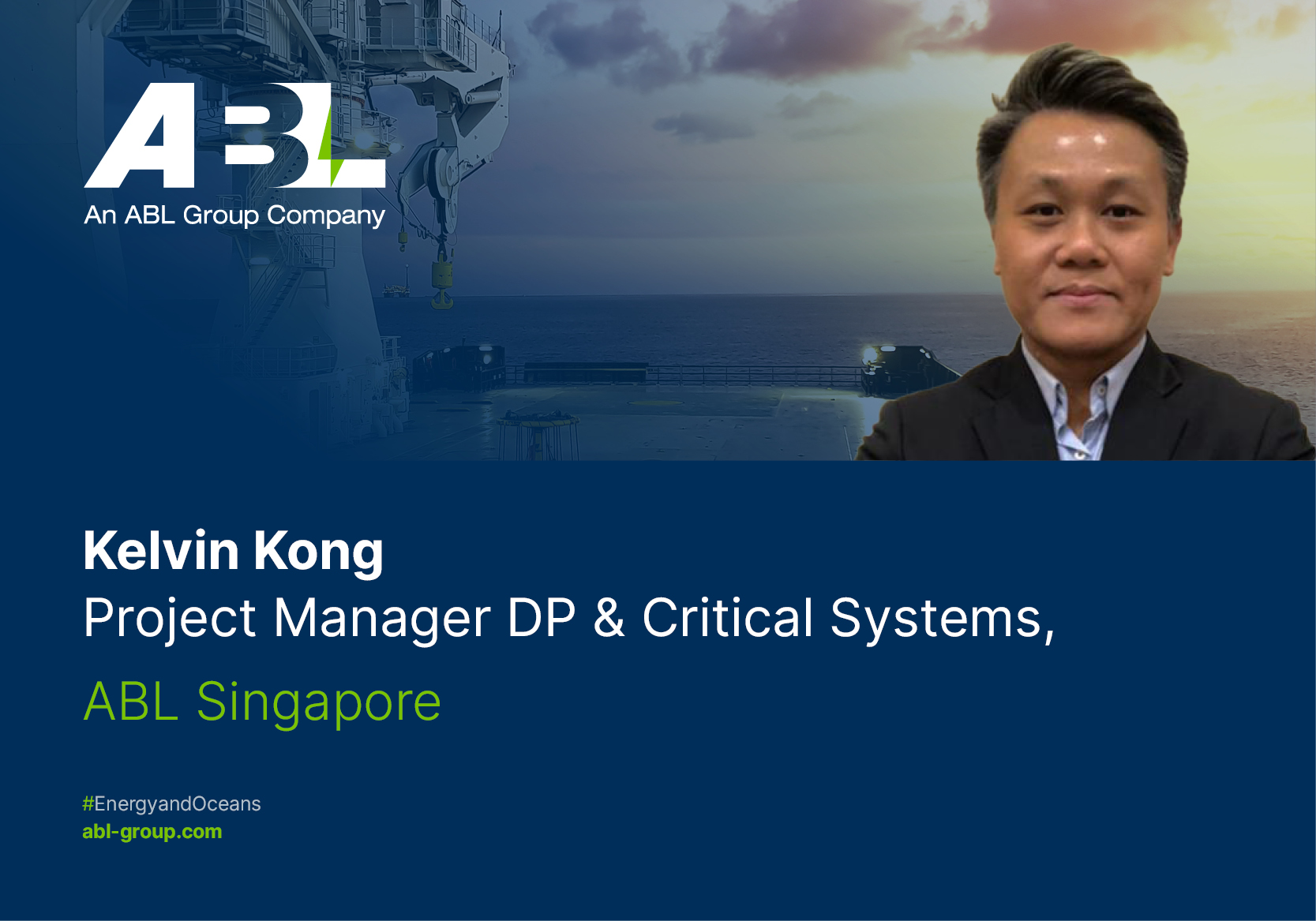 Meet the team: Kelvin Kong, Project Manager DP & Critical Systems | ABL Singapore - ABL