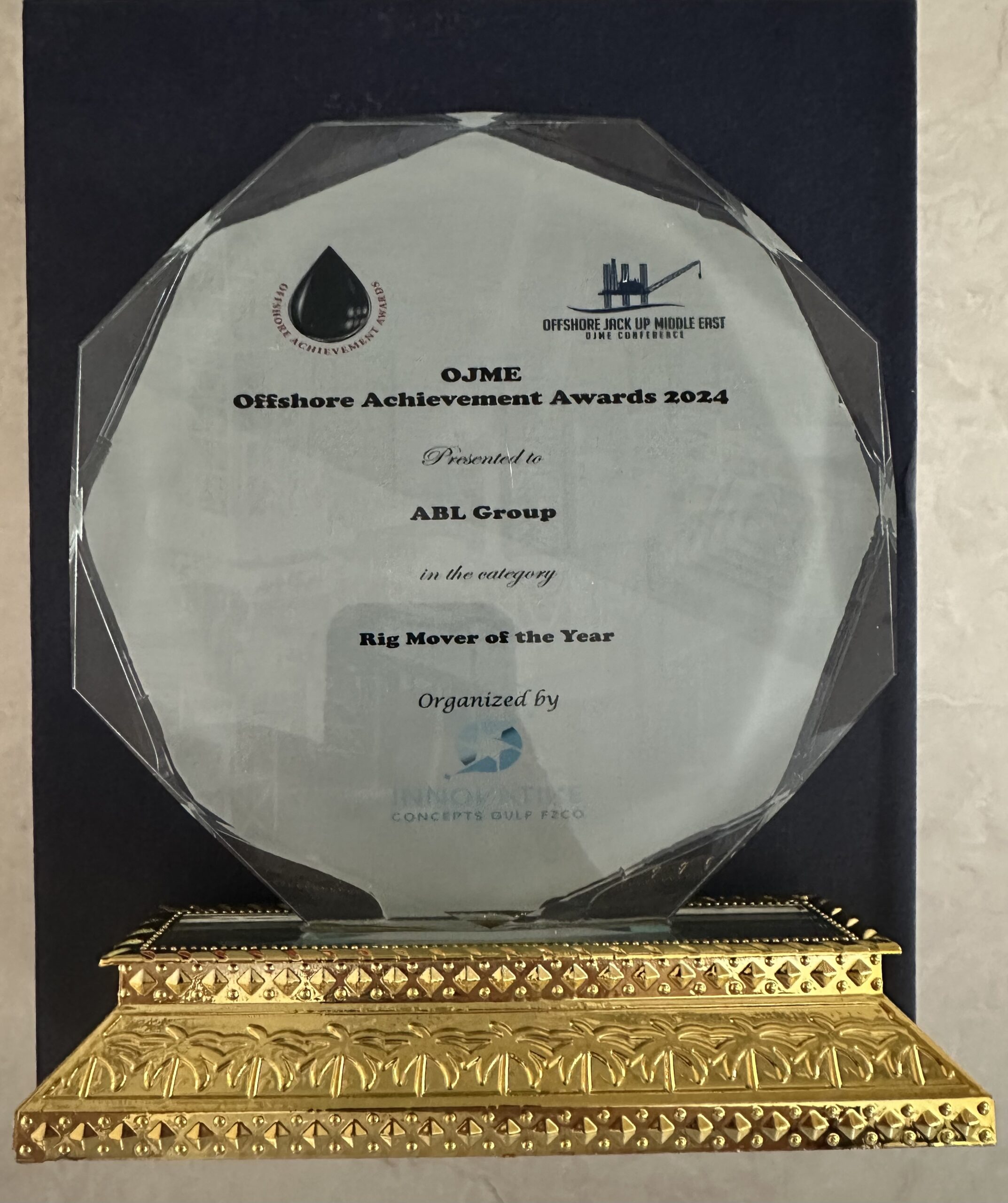 ABL wins Rig Mover of the Year award at OJME Achievement Awards 2024 - ABL