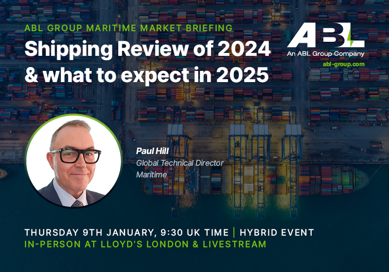 ABL January Maritime Mkt Briefing | Shipping review of 2024 and what to ...
