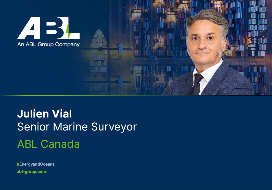 Meet Julien Vial, Senior Marine Surveyor, ABL Canada - ABL