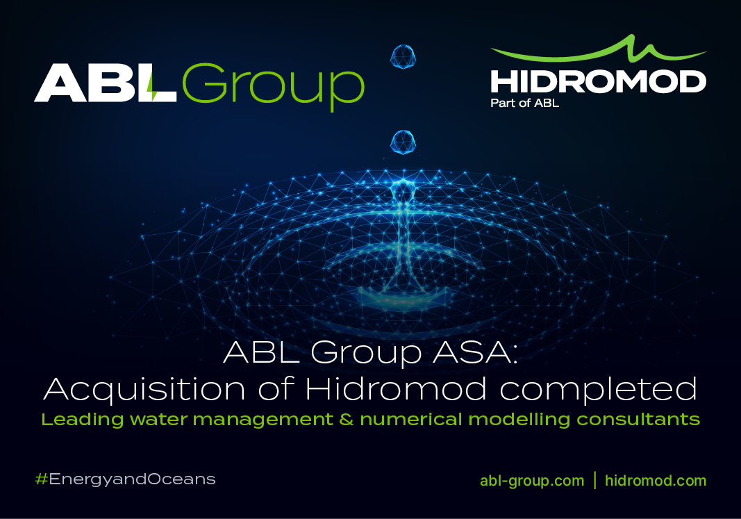 ABL Group ASA: Completion of Hidromod acquisition - ABL Group ASA